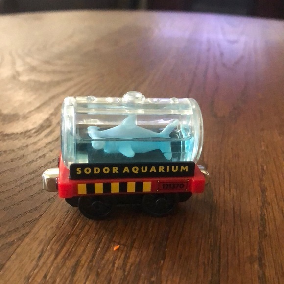 Thomas & Friends | Toys | Take N Play Shark Tank Car Sodor Aquarium ...